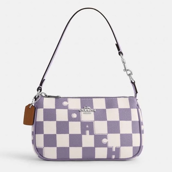 Coach | Bags | Nwt Coach Lilac Nolita 9 With Checkerboard Print | Poshmark